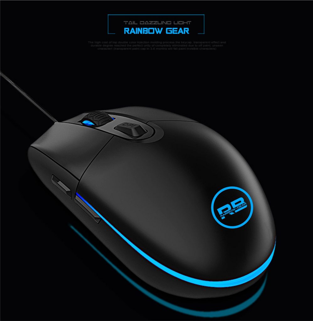 Mouse Gaming RAINBOW-GEAR R102 USB Led RGB - Phát Hùng Computer